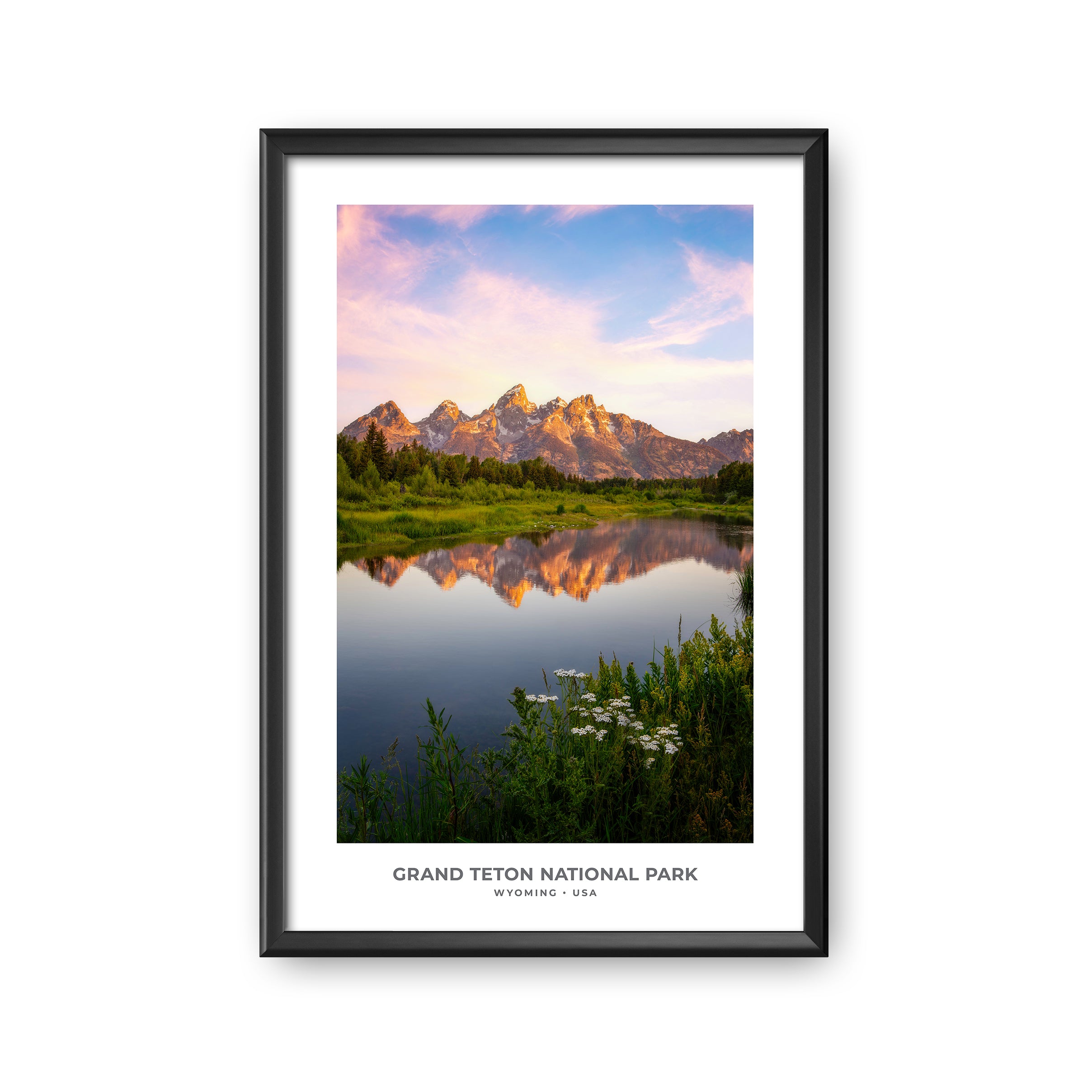 Grand Teton Digital Download – Wyoming National Park Poster Decor Art ...