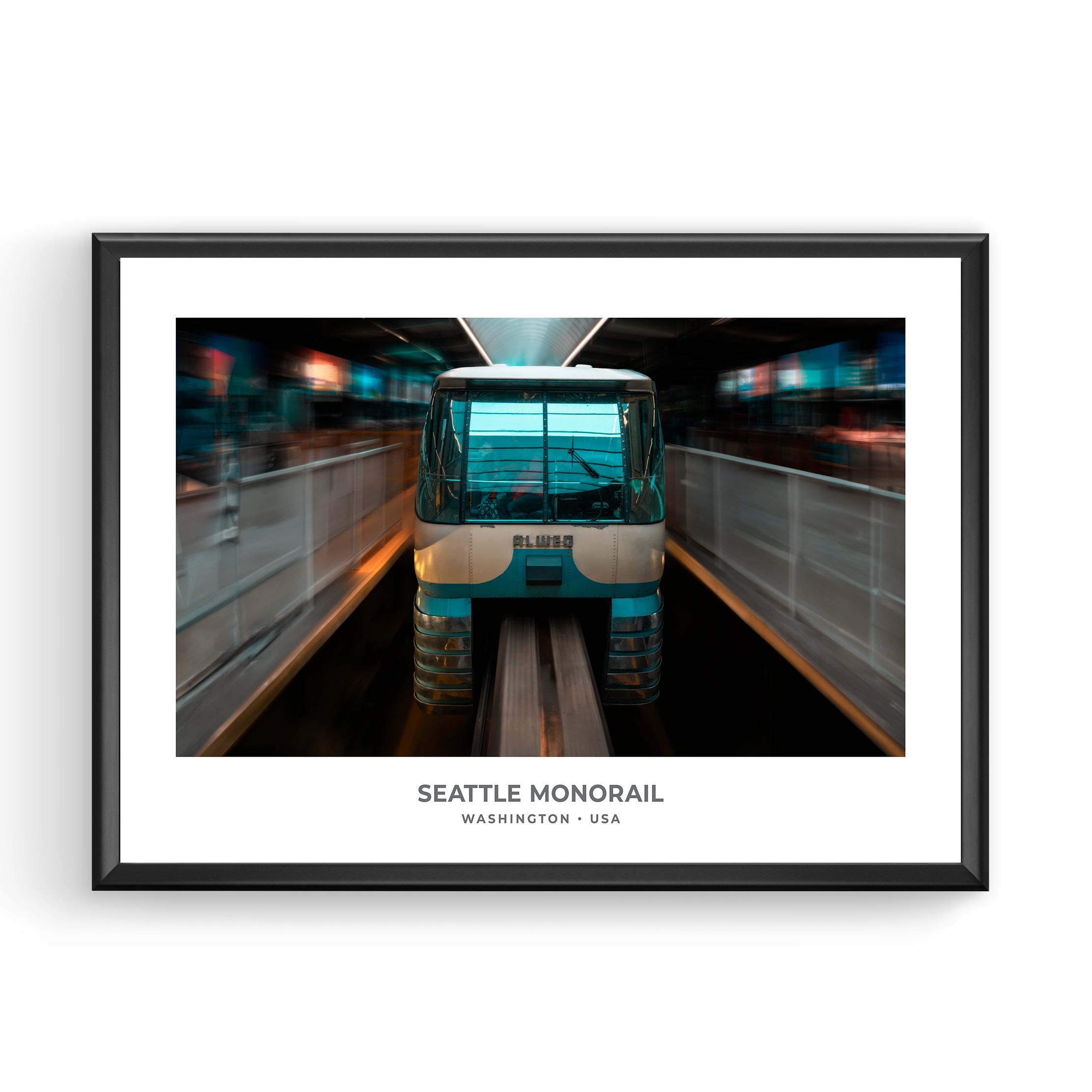 Seattle Monorail Digital Download, Iconic Fine Art Print Home Decor ...
