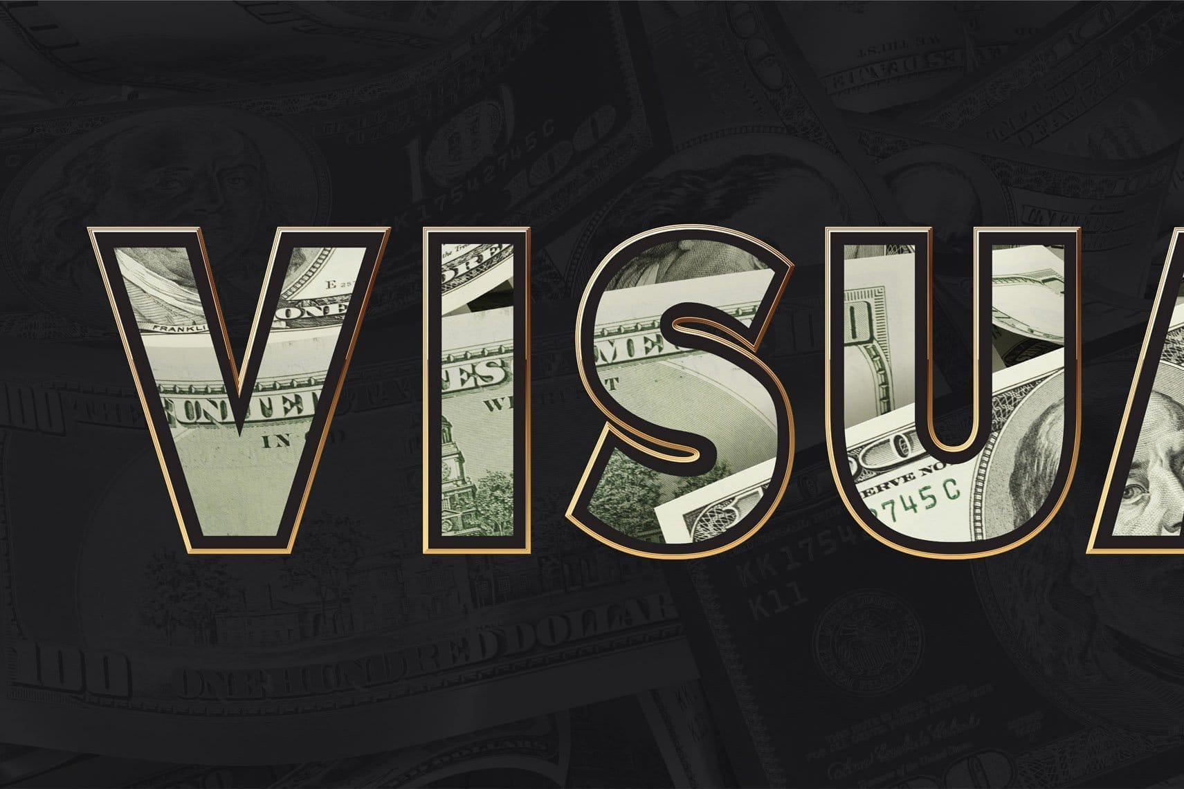 Motivational Money Poster - VISUALIZE - Chris Fabregas Fine Art Photography